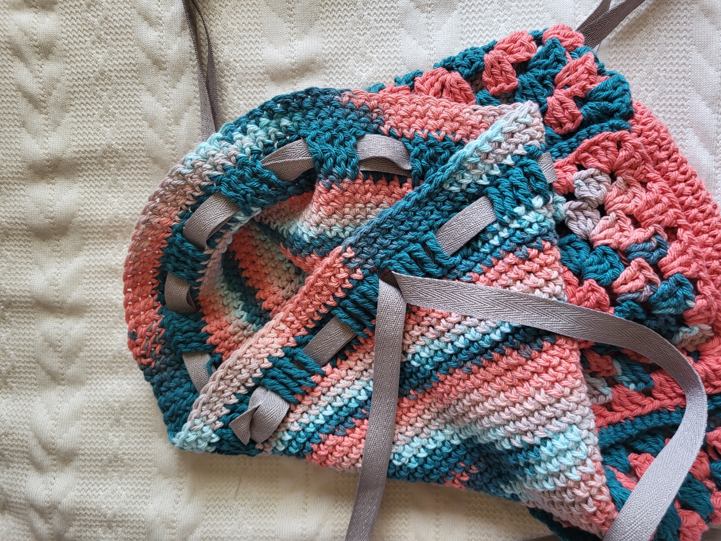 Granny Square Pocket Backpack