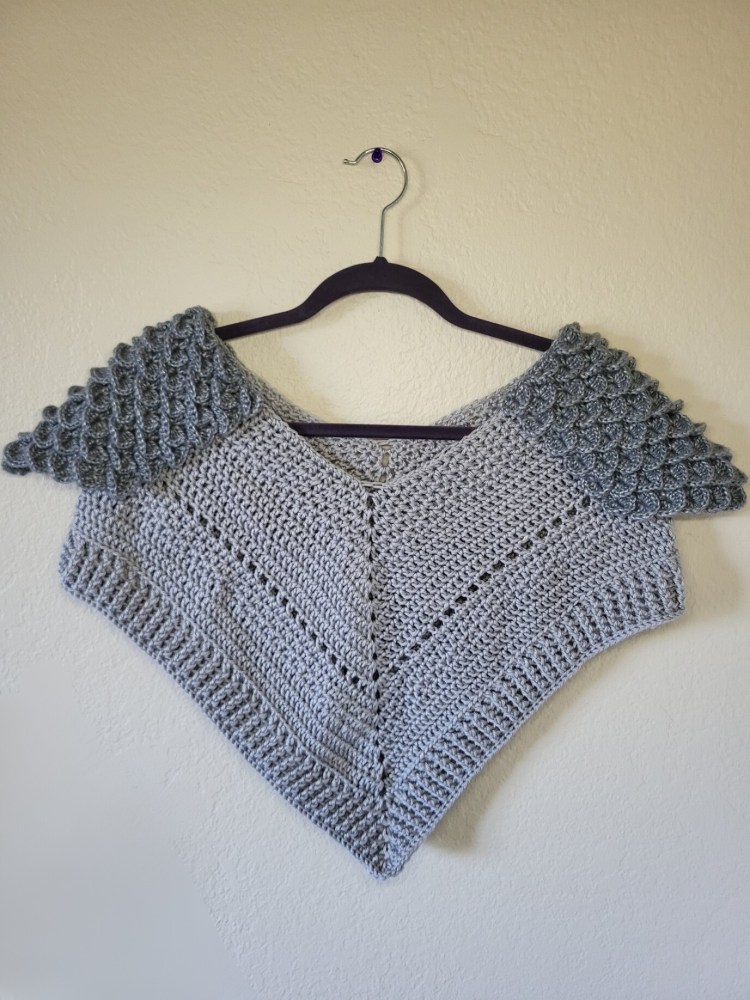 Dragon Scale Epaulets Crochet Armor